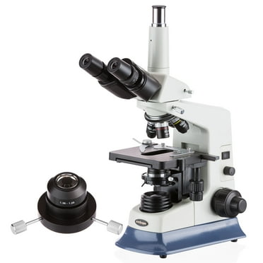 AmScope 40X-2500X Professional Infinity Kohler Trinocular Darkfield Microscope with Oil ...