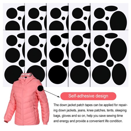 10 Pieces Down Jacket Repair Patch Multicolor Waterproof No Ironing ...