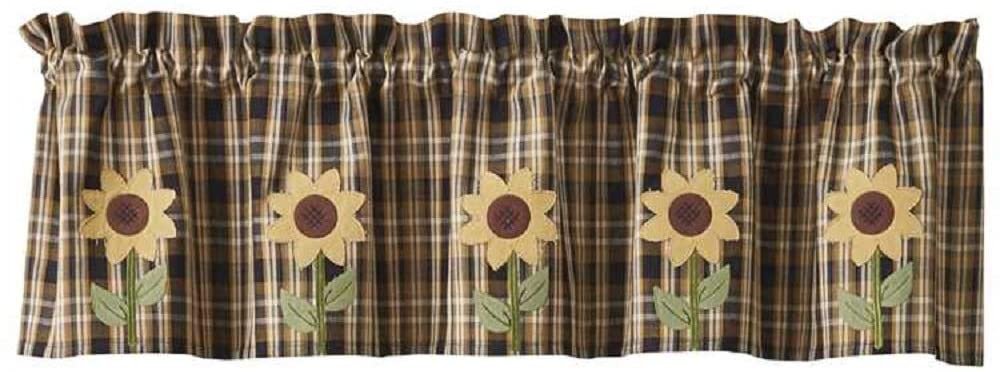 Park Designs Sunflower in Bloom Lined Applique Valance - Walmart.com