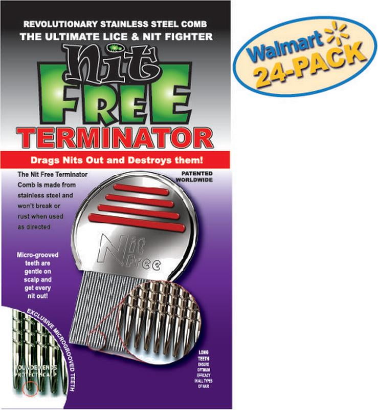 Nit Free Terminator Lice Comb (24-Pack) - Walmart.com
