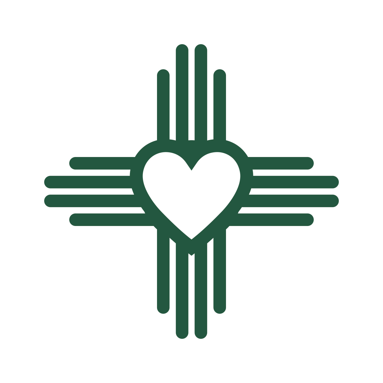 Zia Heart Symbol Sticker Decal Die Cut - Self Adhesive Vinyl ...