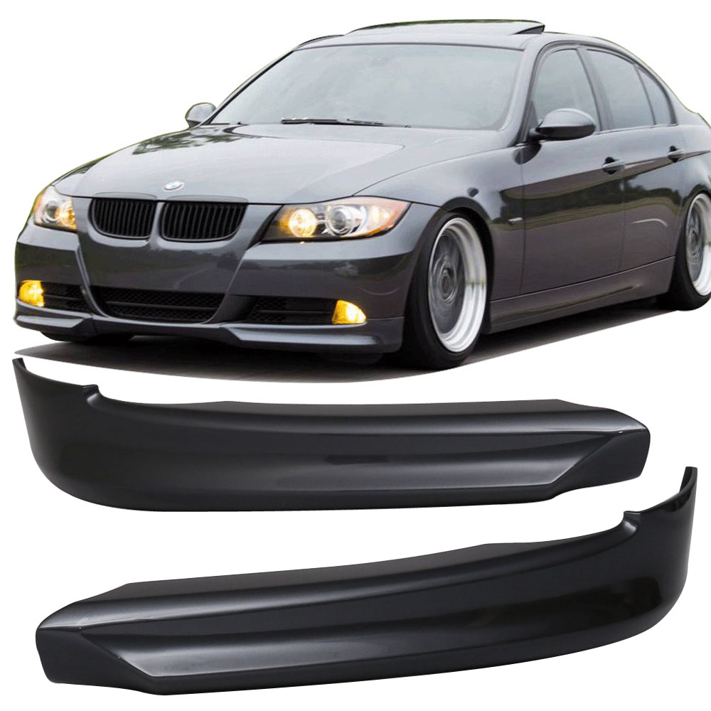 Ikon Motorsports Compatible with 05-08 E90 3-Series OE Front Bumper Lip ...