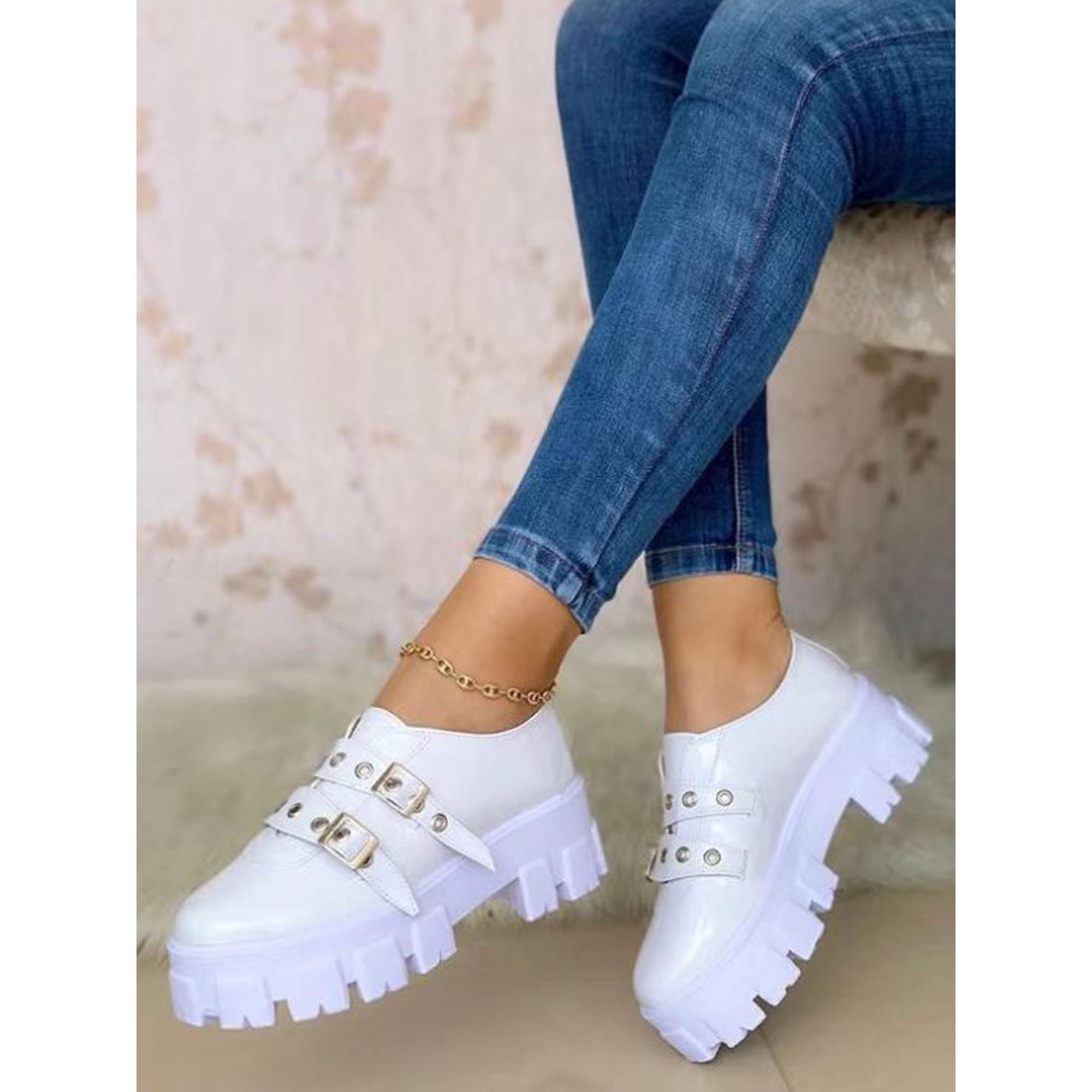 Click here for Woobling Women Boat Shoe Slip On Loafers Round Toe... prices