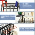 Garden Tool Organizer for Garage, Garden Tool Rack, Up to 58 Long ...
