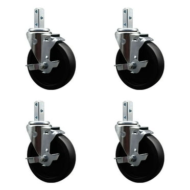 MJM International R-5HD Replacement 5" Heavy duty casters, set of 2 ...