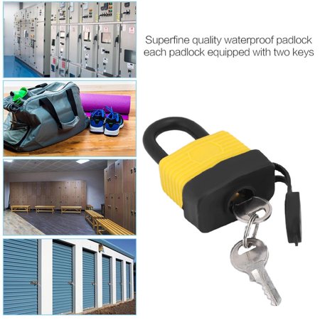 Universal Waterproof Padlock 40mm Home 40mm Keys Padlock Keys Gate ...
