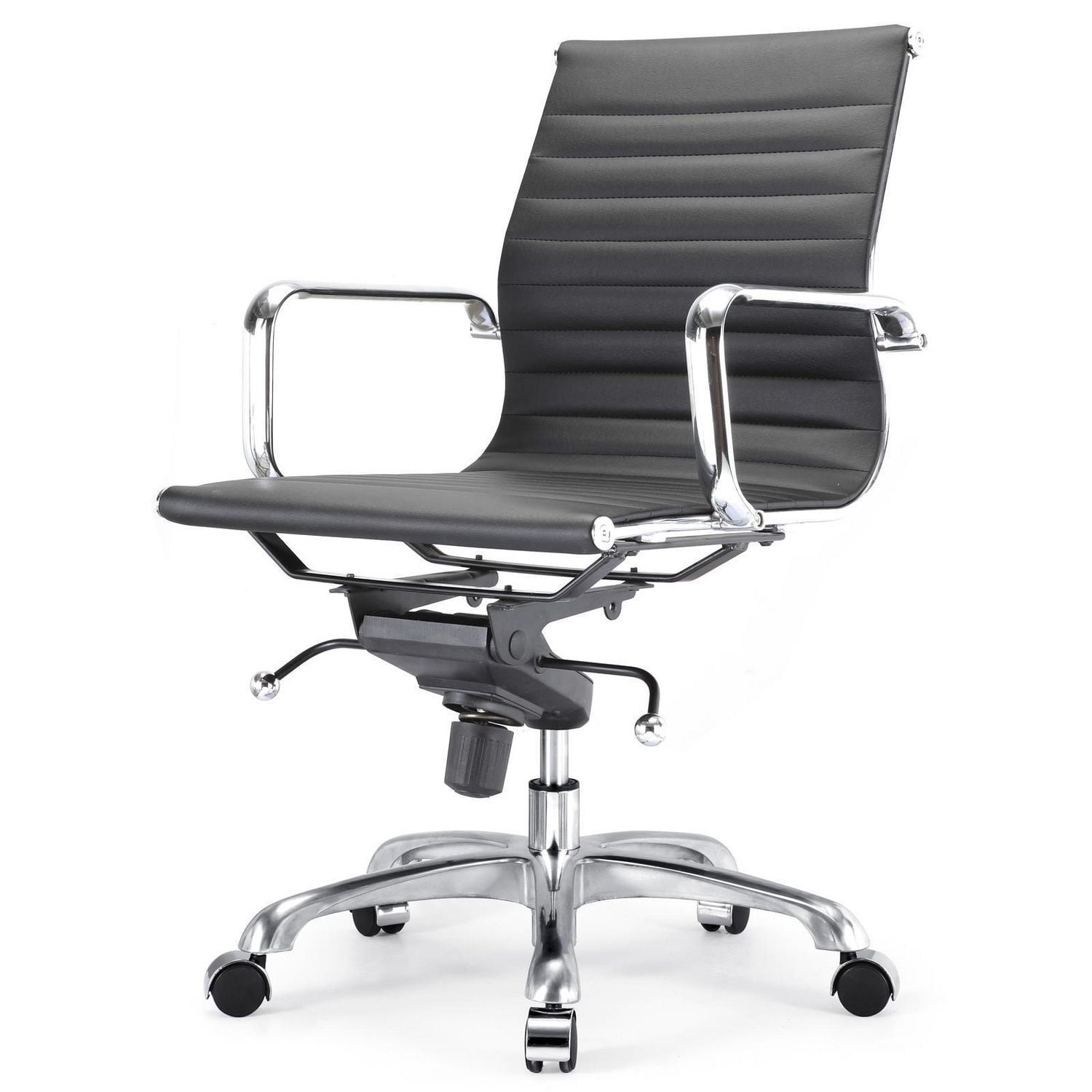 Office chair Toni Low back in Black Executive Conference Lumbar Support ...