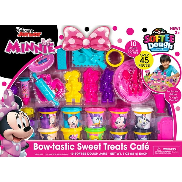 Cra-Z-Art Disney Junior Softee Dough Minnie Mouse Bow-tastic Sweet ...
