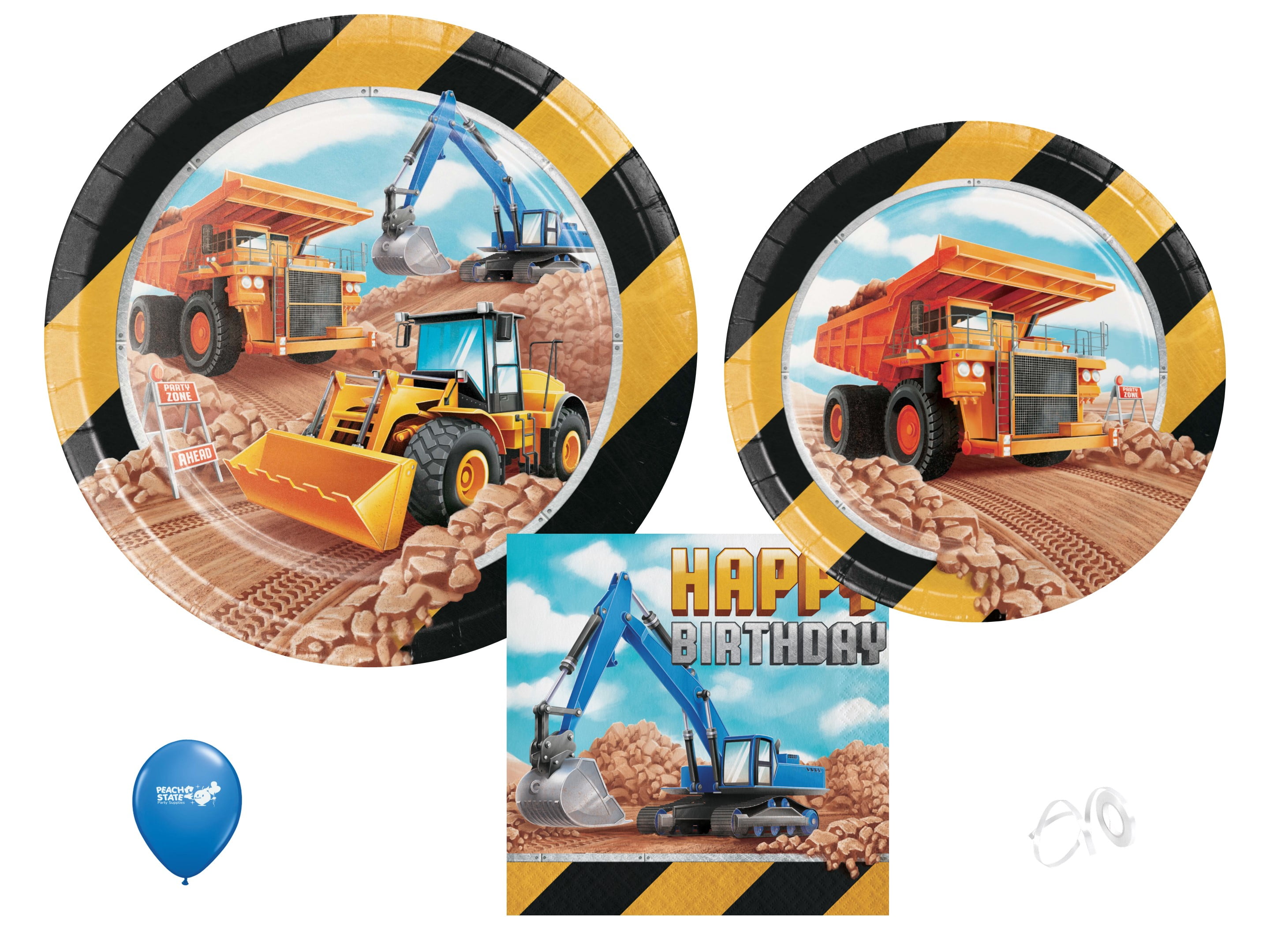 Big Dig Construction Birthday Party Supplies | Big Dig Construction ...