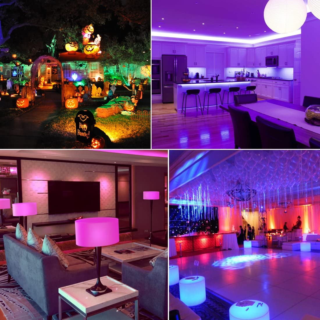 5W LED color changing bulb with remote control (pack of 4) | Walmart Canada