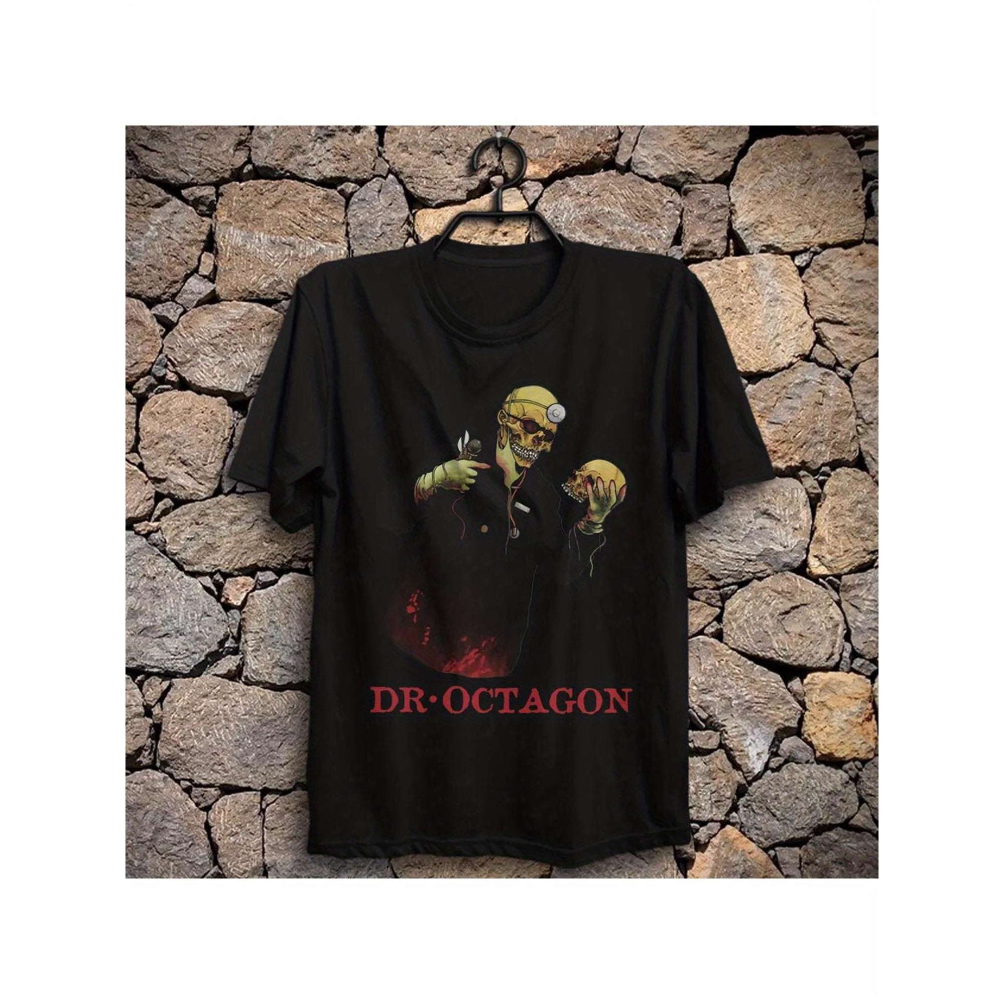 Click here for Yingd Mens Dr. Octagon Graphic T Shirt Black With... prices