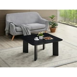 Omax Decor Joss Square Shape Modern Wood Coffee Table in Black Ash ...