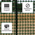 Garden Craft 4ft H x 50ft W Green Plastic Barrier Fence - Walmart.com