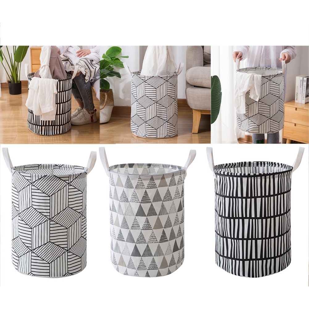 Laundry Basket, Floral Print Foldable Household Storage Box Laundry ...