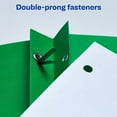 Two Pocket Folders with 3 Prong Fasteners, 25 Green Folders (47977 ...