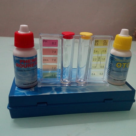 JOYWE Swimming pool water test reagent kit oto tester pH acid alkaline ...