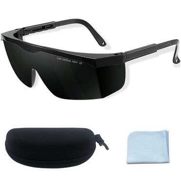 Laser Safety Glasses Excimer Filter - Black Wrap-Around Frames ...