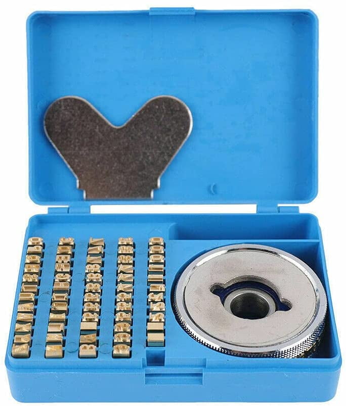 Miumaeov 104Pcs Character Letters Number Embossing Wheel 1 Set Print ...