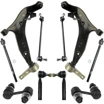 Detroit Axle 12pc Suspension Kit for 2008-15 Nissan Rogue, Control Arms ...