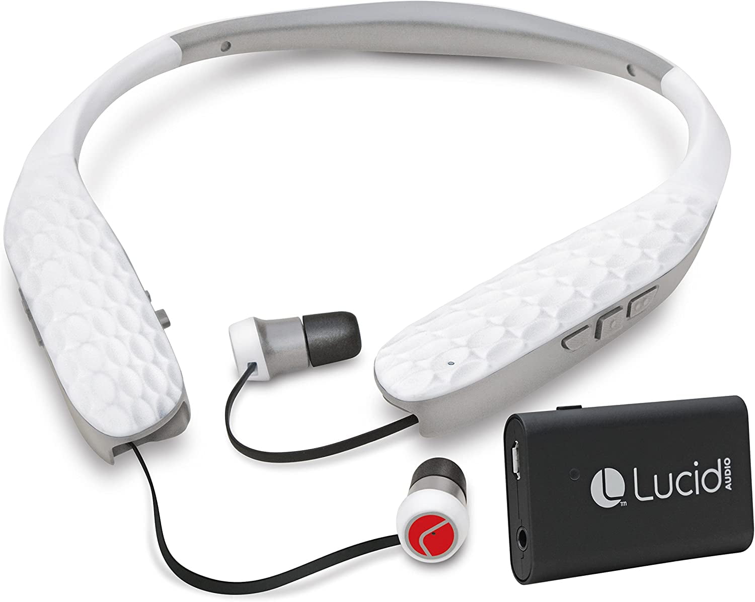 Lucid Audio Amped HearBand and Wireless TV Streamer - Bluetooth ...