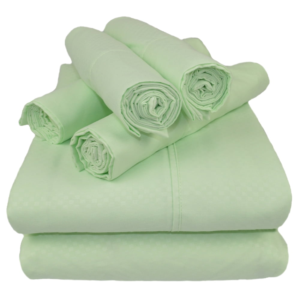 Victoria Valenti Embossed Bed Sheet Set 7 pieces with 4 Pillow Cases ...
