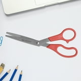 Westcott Value 8" Stainless Steel Scissor, Red, Pointed Scissor, High ...