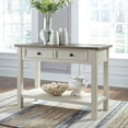 Signature Design by Ashley Bolanburg Sofa/Console Table, Two-tone ...