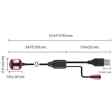 IR Infrared Remote Control Extender Repeater Cable (25 Feet) - IR ...