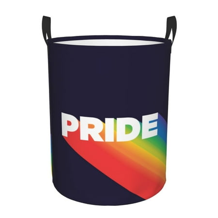 DouZhe Waterproof Collapsible Large Laundry Baskets, Rainbow Lgbt Pride ...
