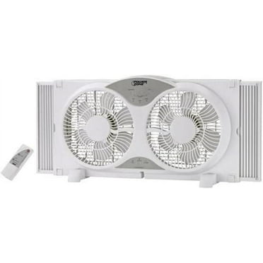 Lasko 13" 3-Speed Reversible Twin Window Fan, Dual Airflow, Expandable ...