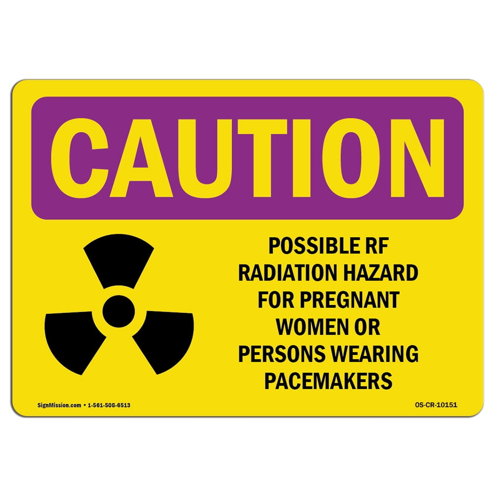 Rf Radiation Warning Signs
