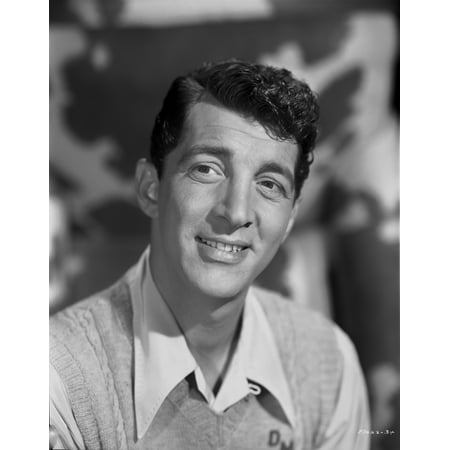 Dean Martin and Jerry Lewis smiling in Grey Vest with White Collar ...