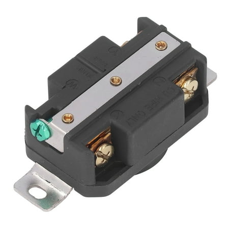 Industrial Locking Receptacle, PA66 5 Hole Conductivity Mounting ...