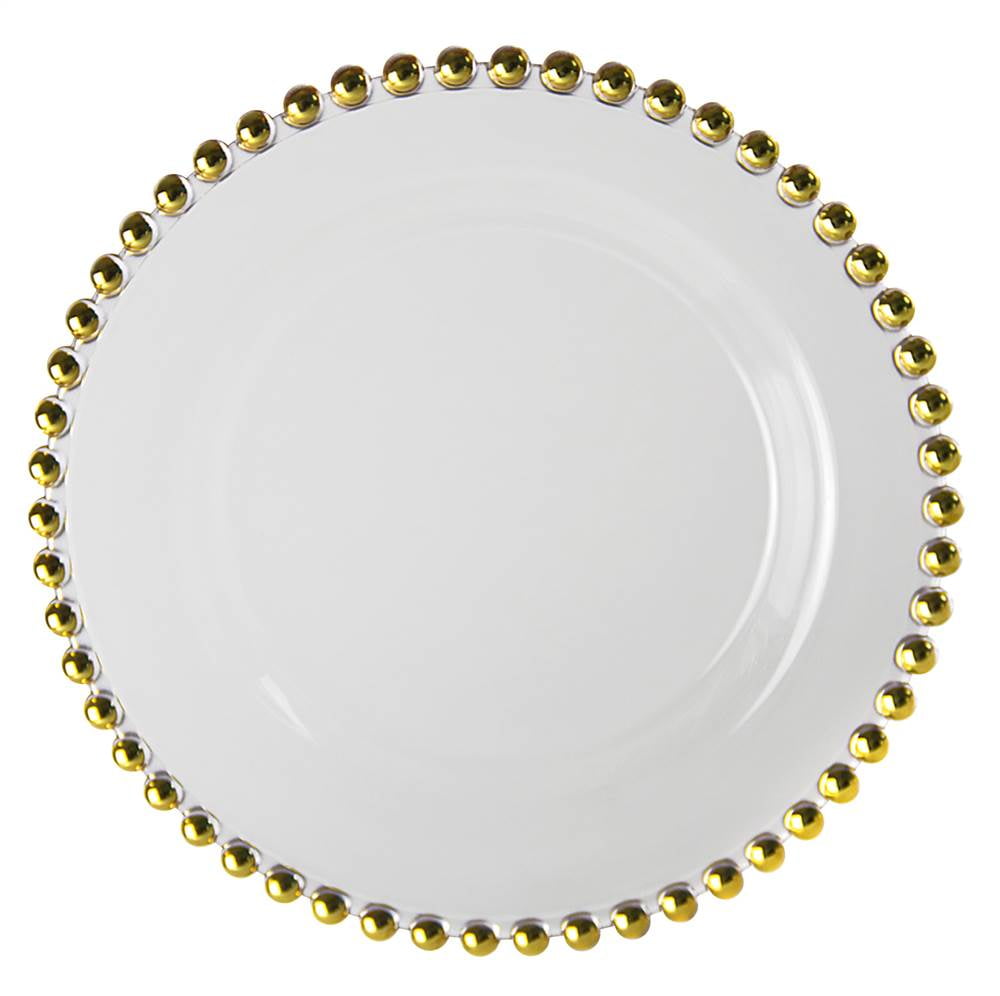 Dinner Plate in Gold - Set of 4 - Walmart.com