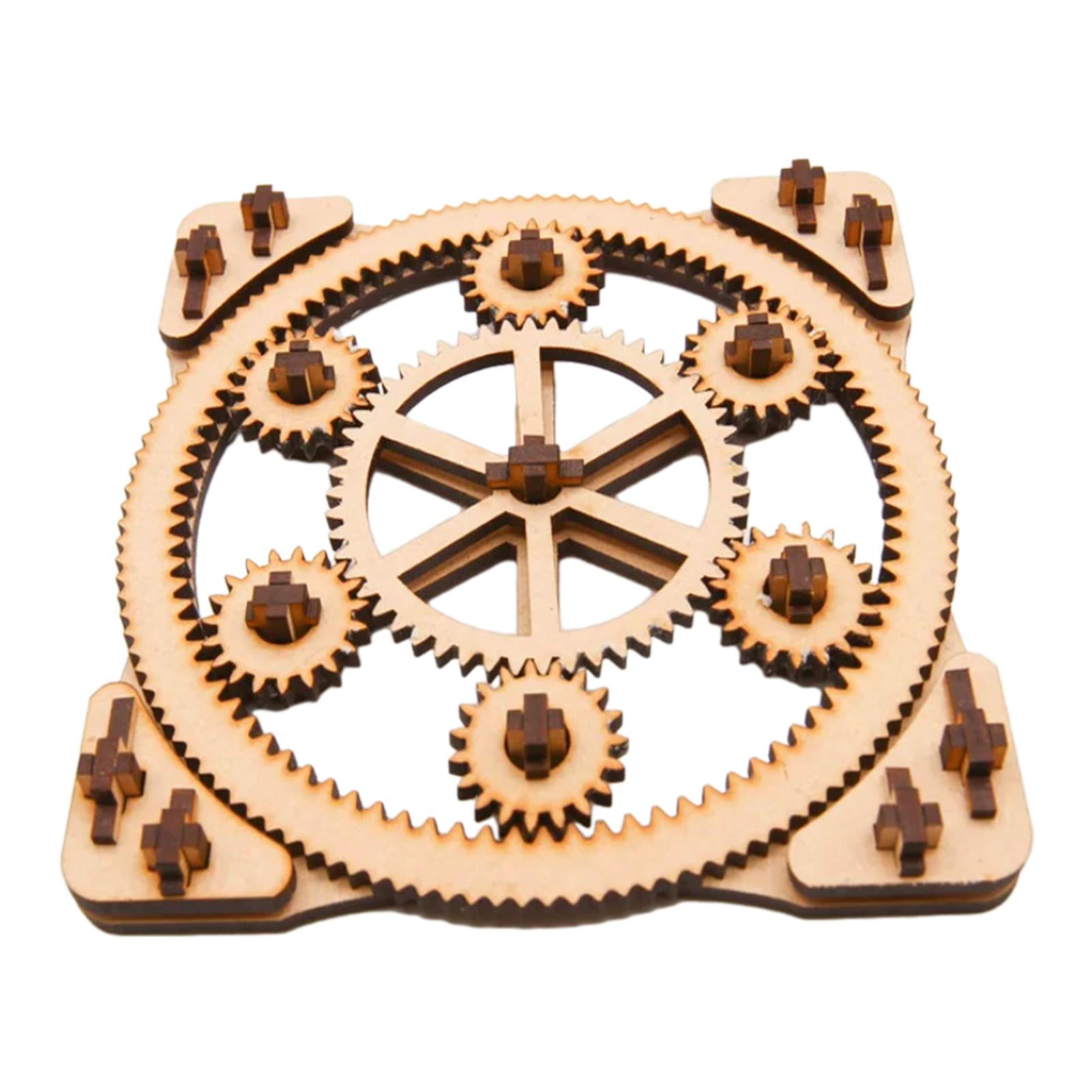 Wood Coasters | 3 In 1 Natural Wooden Drink Coaster, Gears In Style Of ...