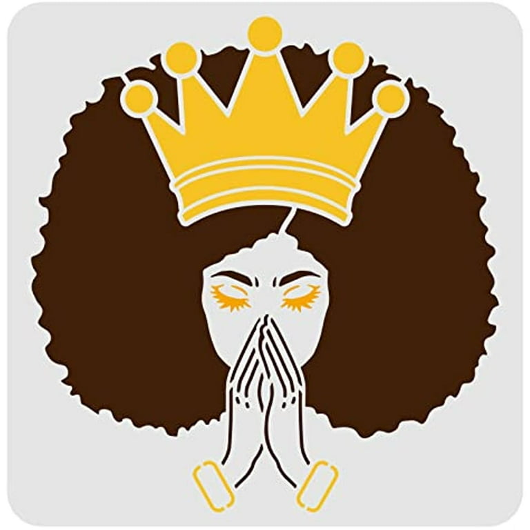 African Crown Drawing