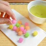 Yamasan Konpeito Japanese Colorful Sugar Candy, Handmade, Big Bag 500g ...