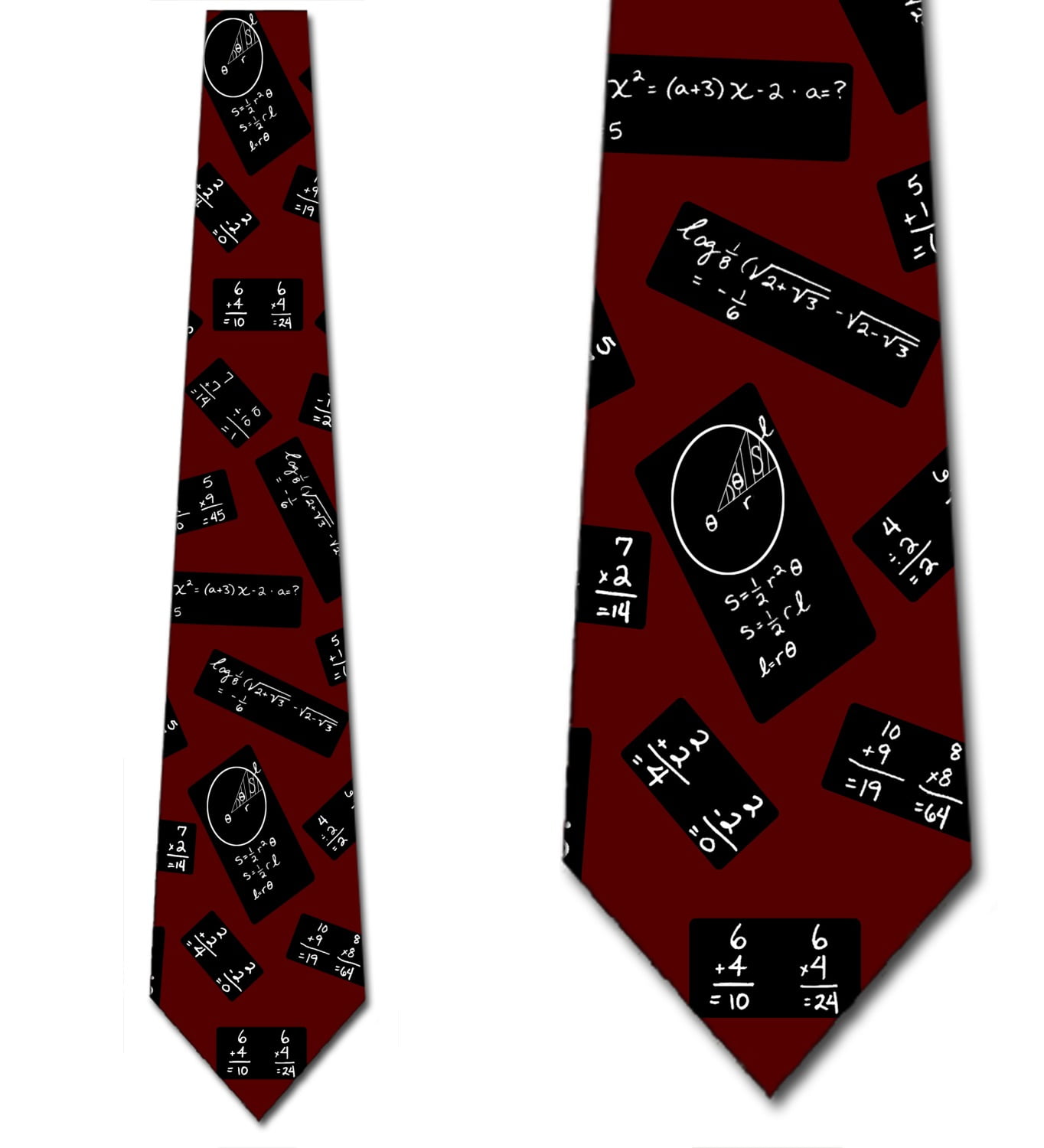 Math Ties Mens Chalkboard Equation Necktie by Three Rooker - Walmart.com