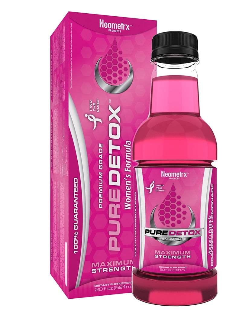 Neometrx Pure One Hour Detox Liquid Drink, Cranberry Lemonade Flush ...