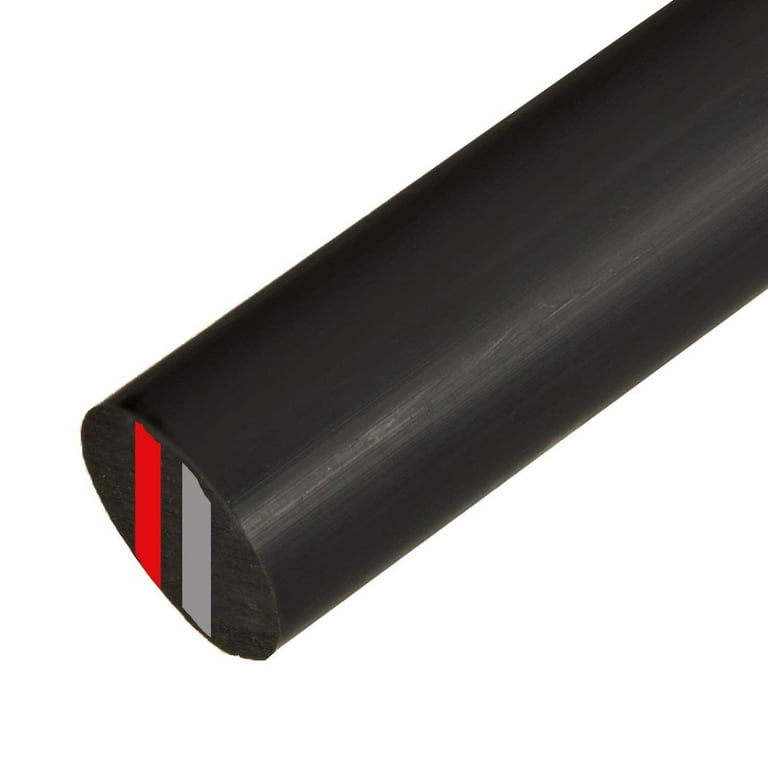 1/4 Plastic Round Rod Ultem 1000 Black (Duratron U1000), 49% OFF