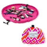 Lay-n-Go COSMO (20") Sapphire Drawstring Cosmetic Makeup Bag, Toiletry ...
