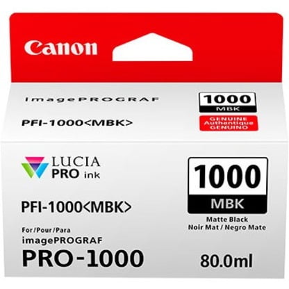 Canon LUCIA PRO PFI-1000MBK Original Ink Cartridge - Matte Black ...