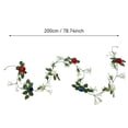 Artificial Vines String Lights, Independence Day Decorations, Red White ...