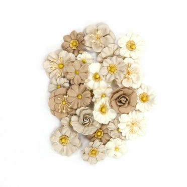 12 Packs: 120 ct. (1,440 total) Pastel Paper Flowers by Recollections ...