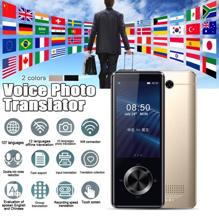 107 Languages Interactive 2-Way Accurate Translator Mini Portable Smart ...