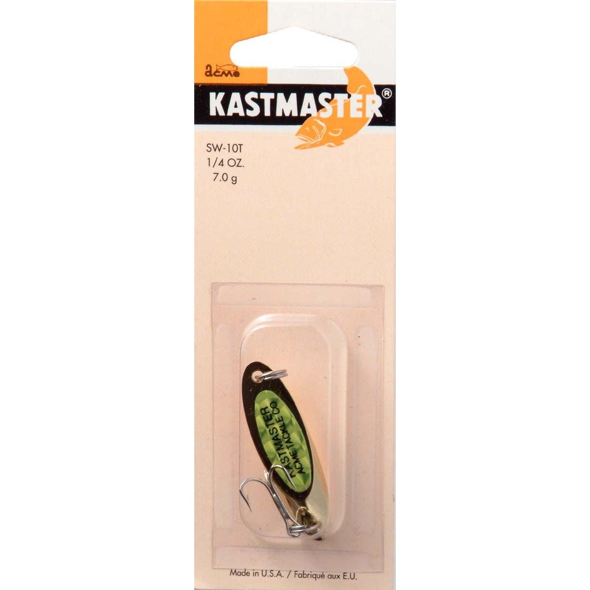 Acme Tackle Company Kastmaster 1/4 oz. Fishing Lure - SW-10T/GC ...