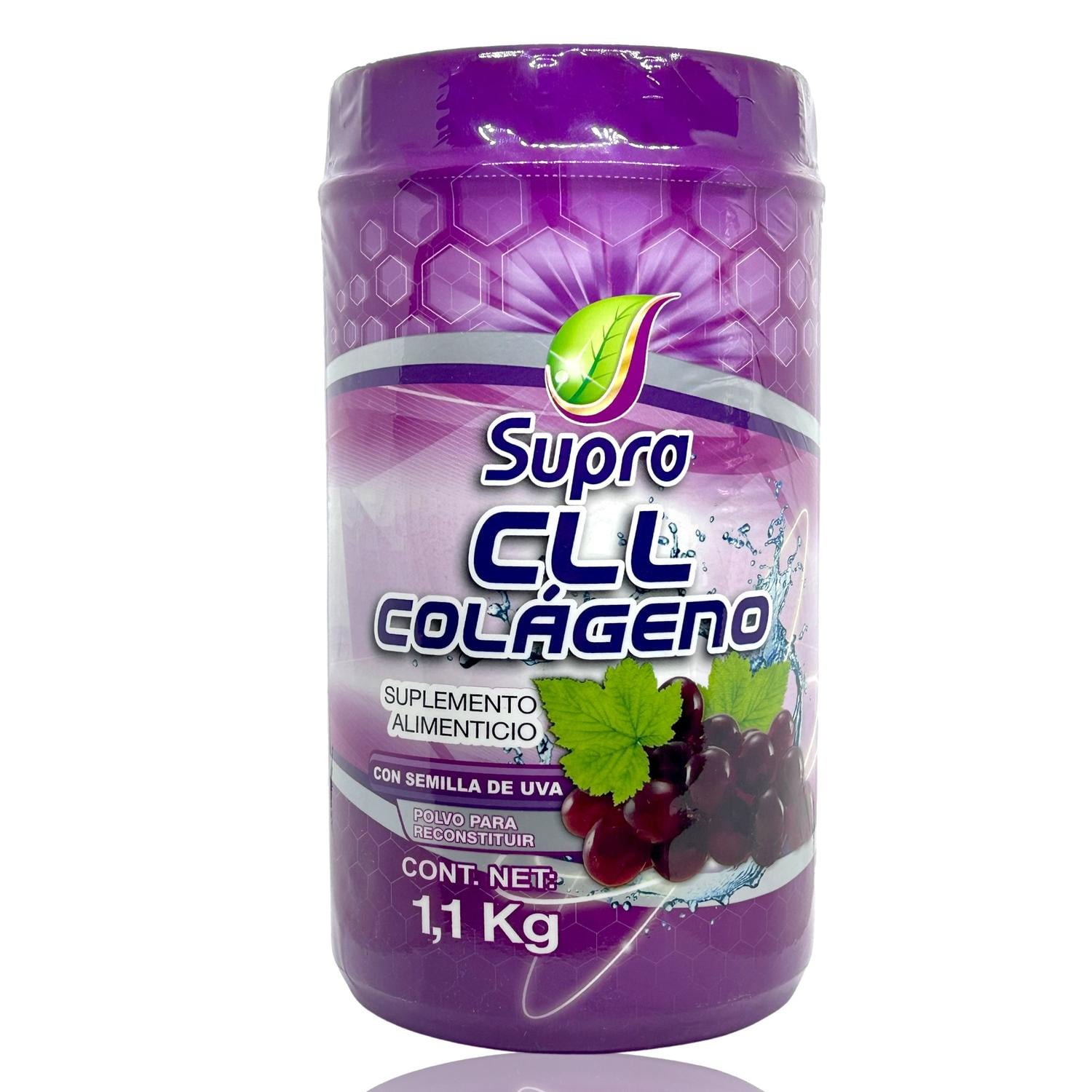 CLL Colágeno Hidrolizado Uva 1.1 kg Supra. | Walmart en línea