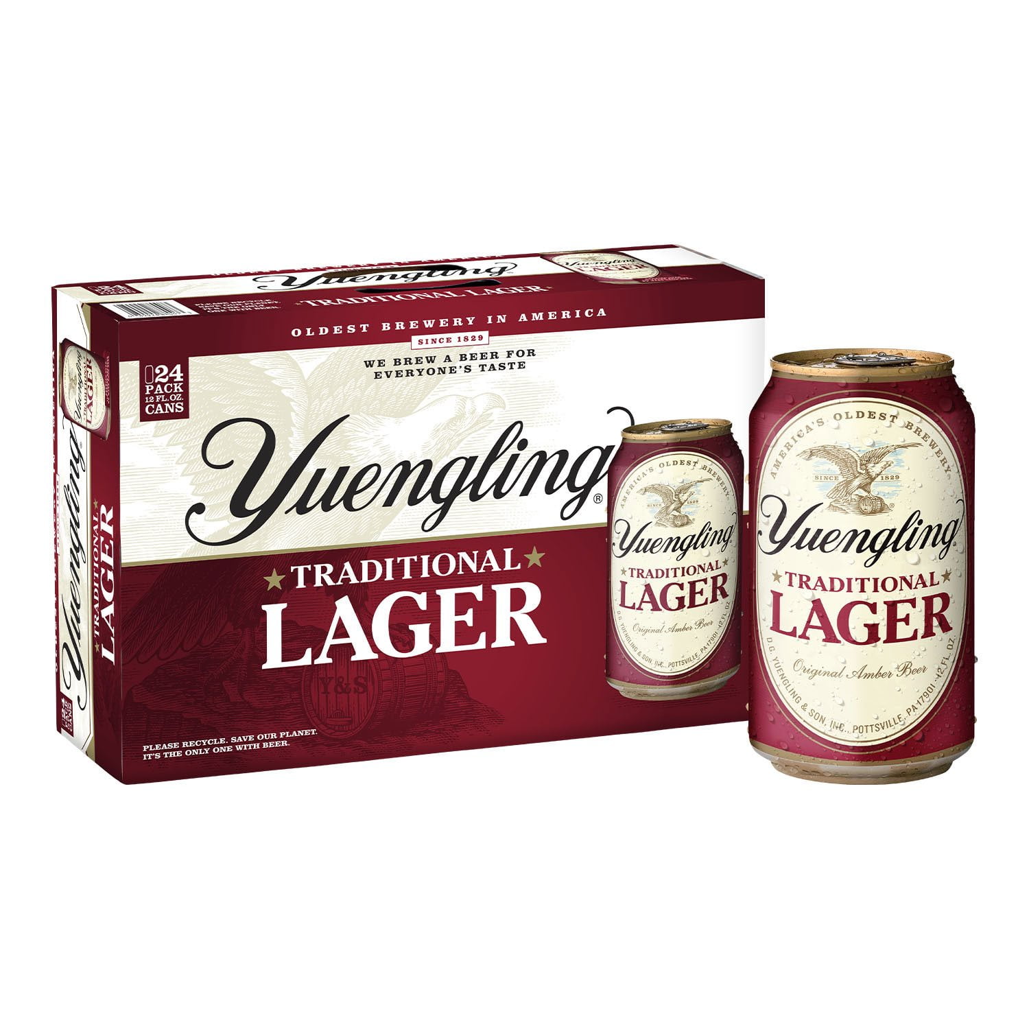 Yuengling Traditional Lager Beer, 12 fl. oz. can, 24 pk. - Samsclub.com