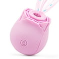 Rose Vibrator For Women With 7 Intense Modes Rechargeable Nipple Stimulator Sex Toys For Women