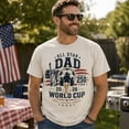 All Star Dad 2026 Soccer Mineral Wash T-Shirt, Patriotic Soccer Graphic ...